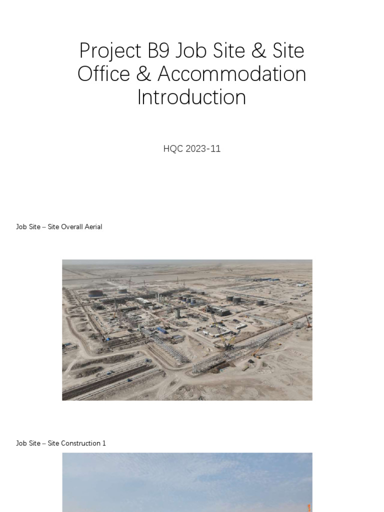 Project B9 Site & Accommodation Overview | PDF