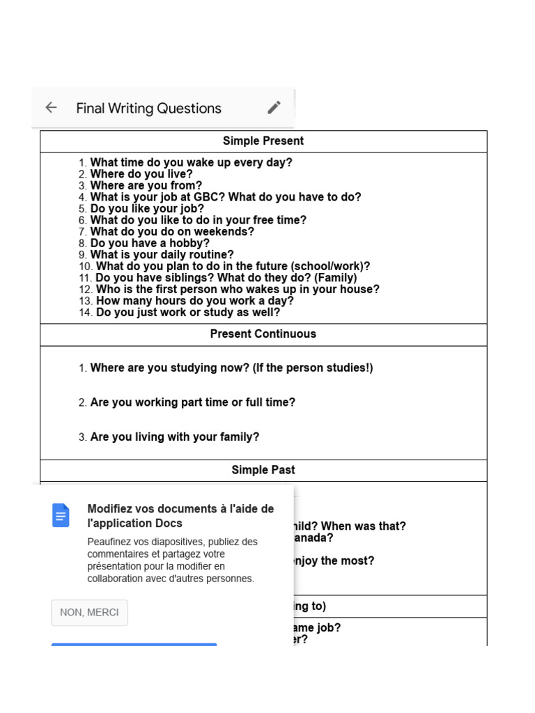 Final Writing Questions | PDF