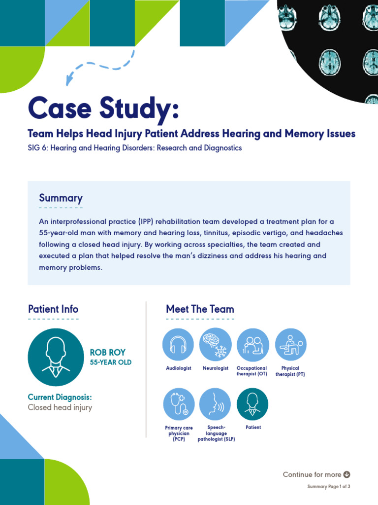 Case Study 03 | PDF | Vertigo | Neurology