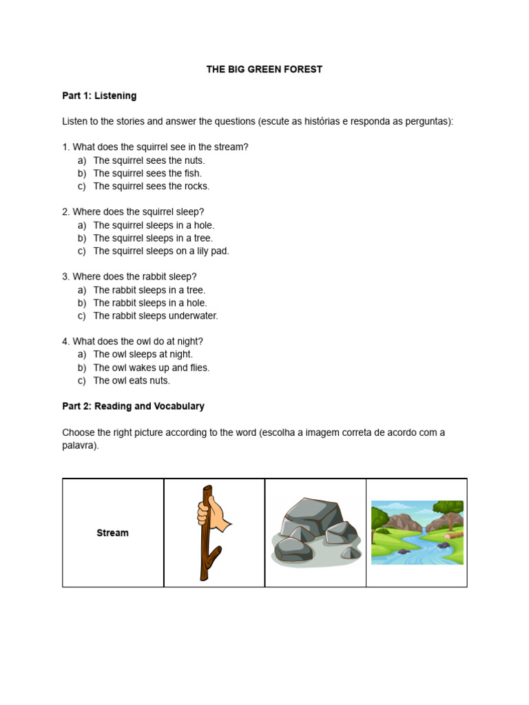 Exploring the Big Green Forest | PDF