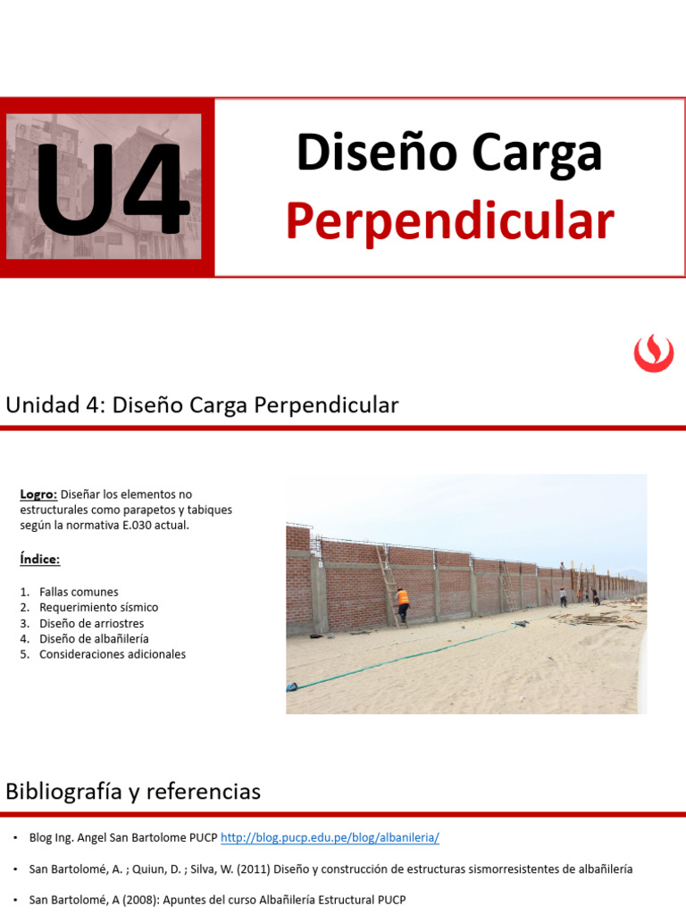 Unidad 4 - Diseño Carga Perpendicular | PDF