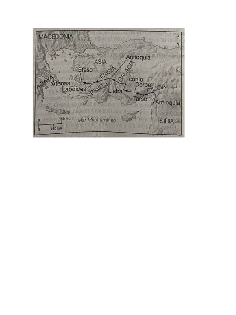 Mapa de Antioguia Galacia y Frigia | PDF