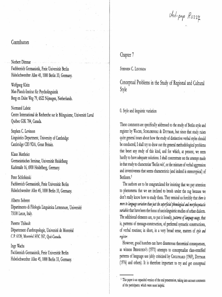 1989 Conceptual Problems | PDF