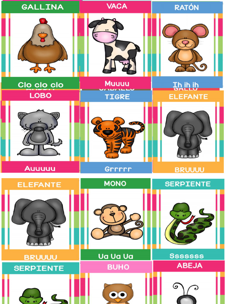 Sonido de Animales | PDF