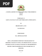 SIWES Technical Report Guidelines | PDF | Table Of Contents | Abstract ...
