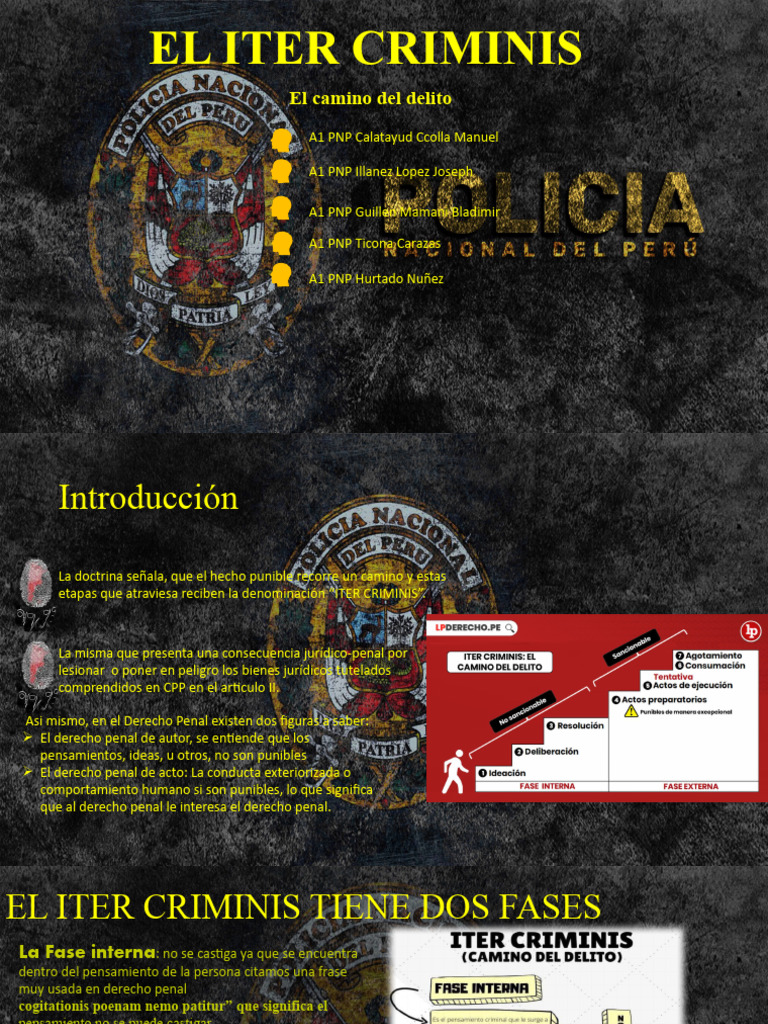 Iter Criminis | PDF | Ciencias sociales