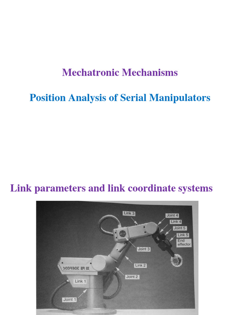 Robotics and Automation Part 3 | PDF | Cartesian Coordinate System ...