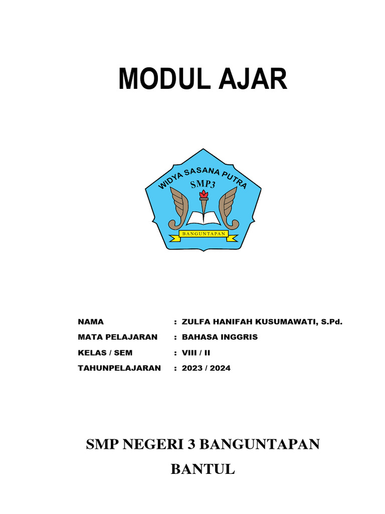 MODUL AJAR Chapter 4 Sem 2 | PDF