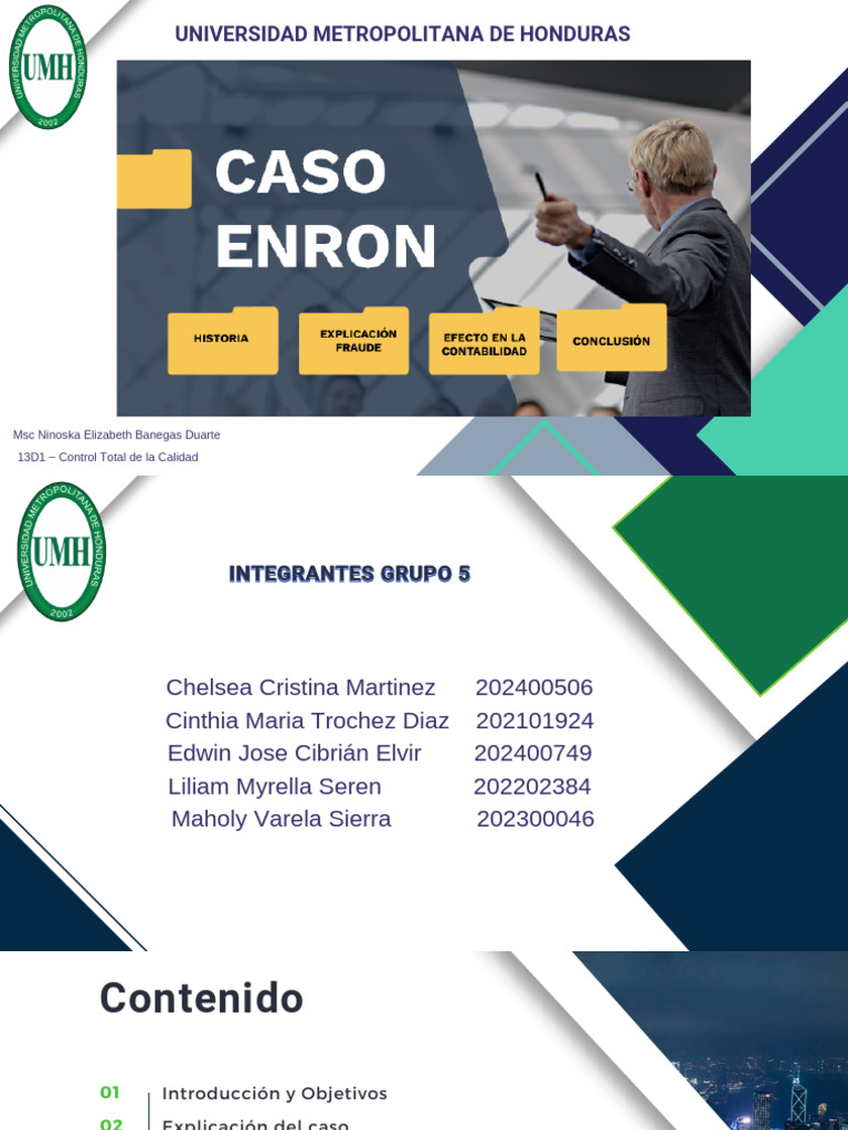 Presentacion-Grupo 5 Enron | PDF