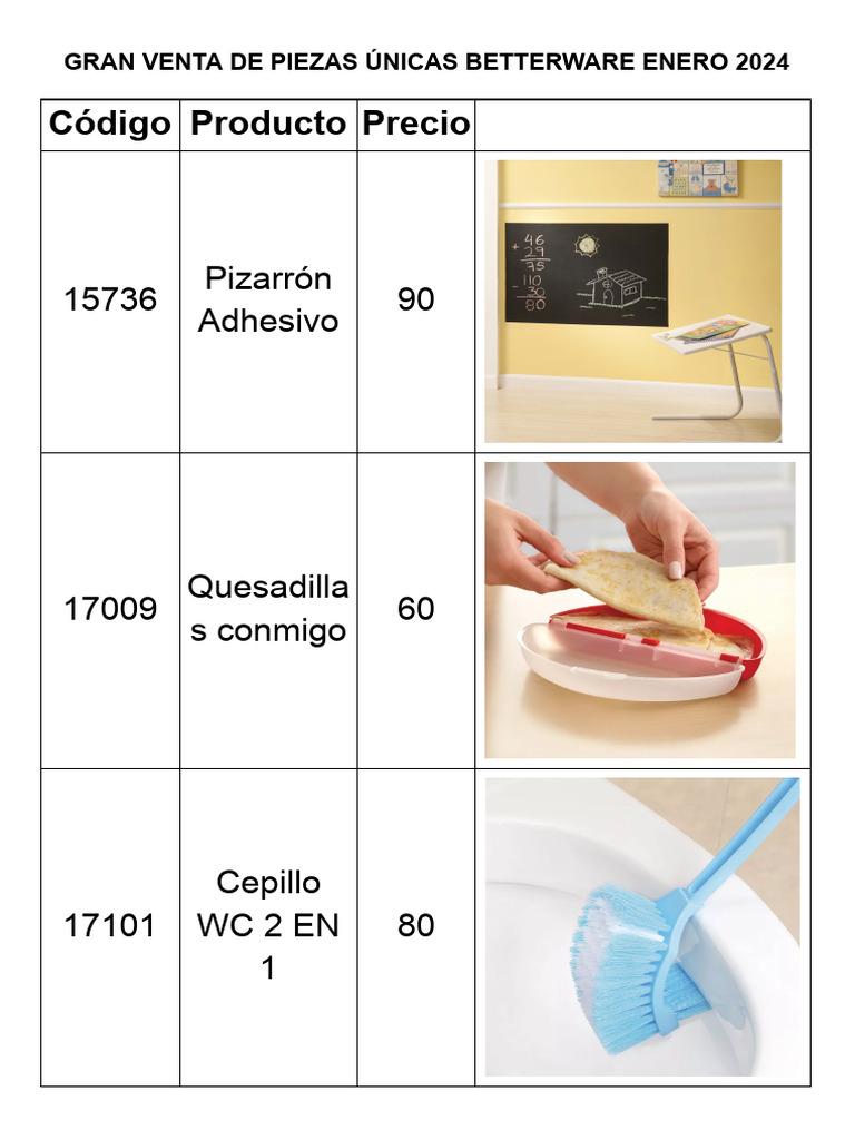 Catálogo Venta Betterware | PDF