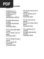 Letra y acordes: Perdona a tu pueblo Señor | PDF
