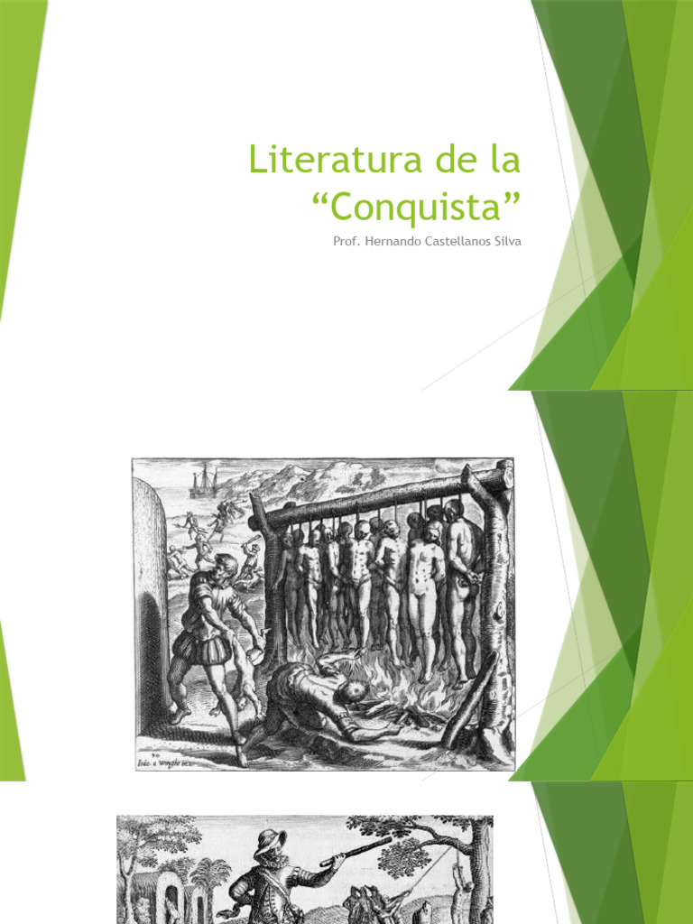 1 Literatura de La Conquista Diapositivas de Clase | PDF