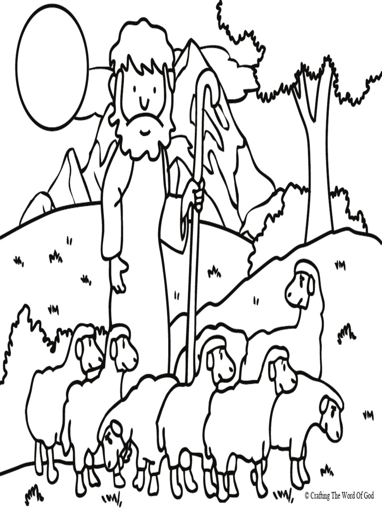 Lord Is My Shepherd Coloring Page | PDF