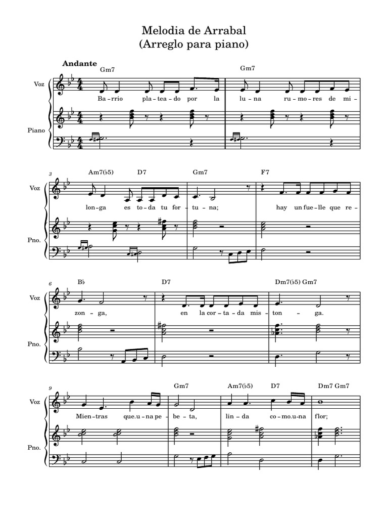 Melodia de Arrabal | PDF