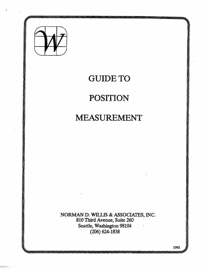 DHR-Guide Position Measurement | PDF