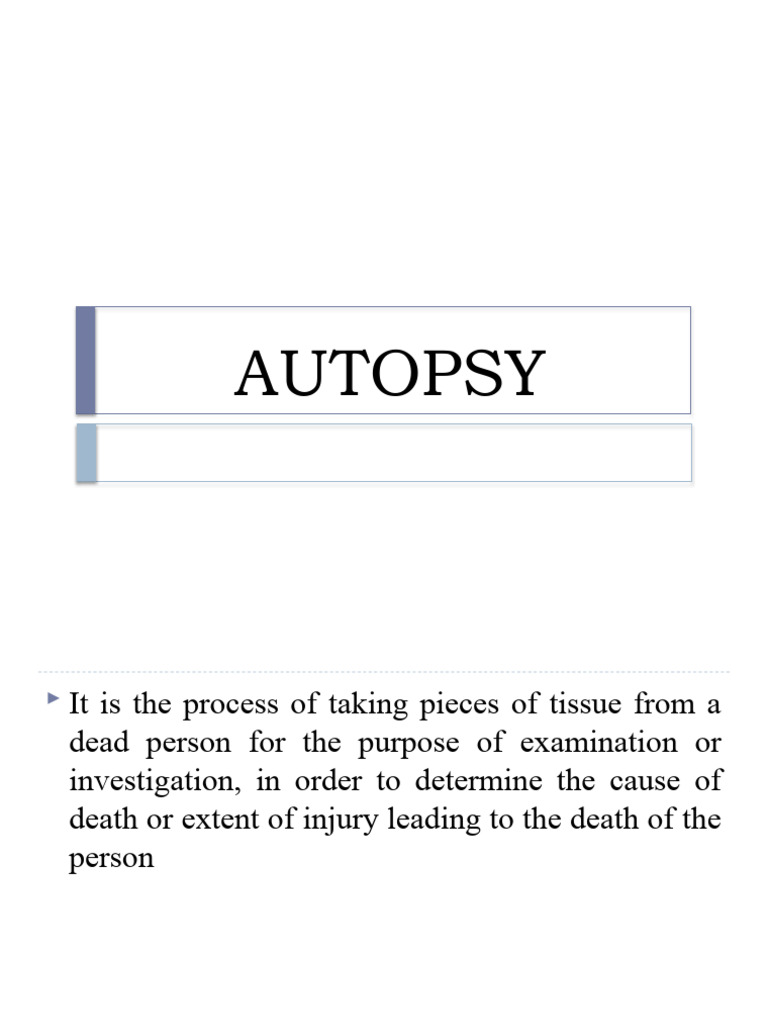 Autopsy | PDF | Autopsy | Abdomen