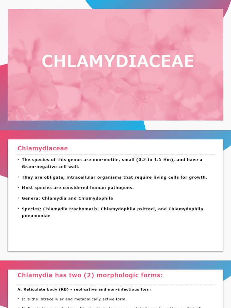 Chlamydiaceae Mycoplasma Ureaplasma Spirochaetes | PDF | Immunology ...