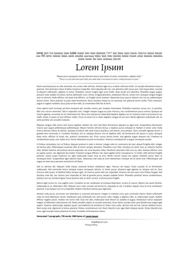 Lorem Ipsum | PDF