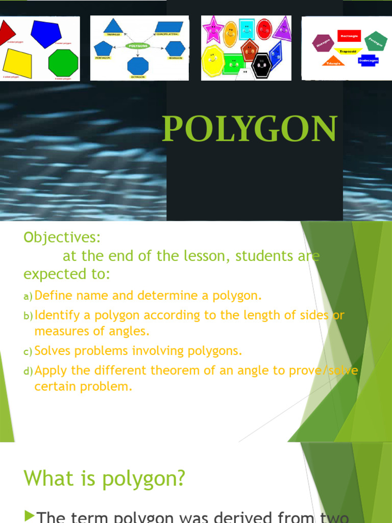 G7 Math Q3-Week 5 - Polygons | PDF | Polygon | Vertex (Geometry)