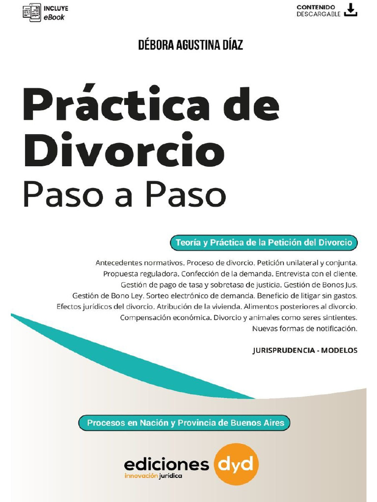 Práctica Divorcio Paso A Paso | PDF | Familia | Mujer