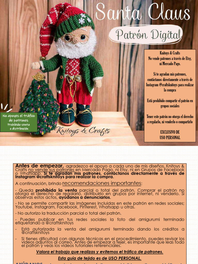 Knitoys & Amp Craft Santa Claus Knitoys & Amp Craft | PDF | Amigurumi ...