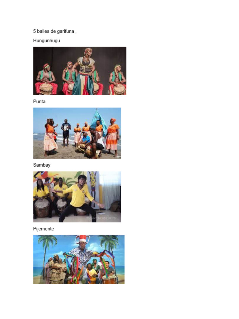 5 Bailes de Garifuna | PDF | Ciencias sociales