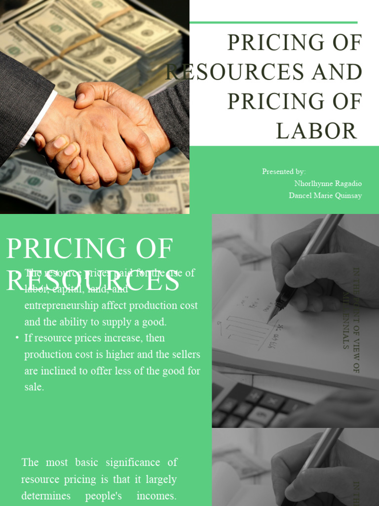 Pricing of Resources and Price of Labor | PDF | Labour Economics | Cost