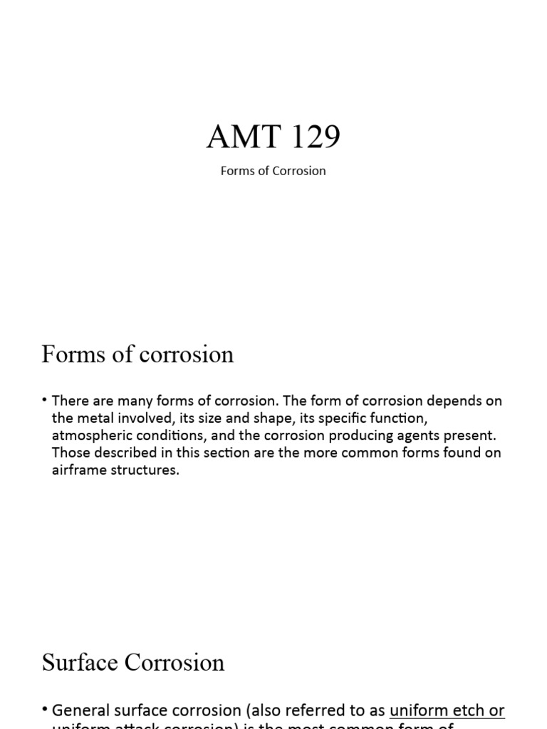 02 Forms of Corrosion | PDF | Corrosion | Building Materials