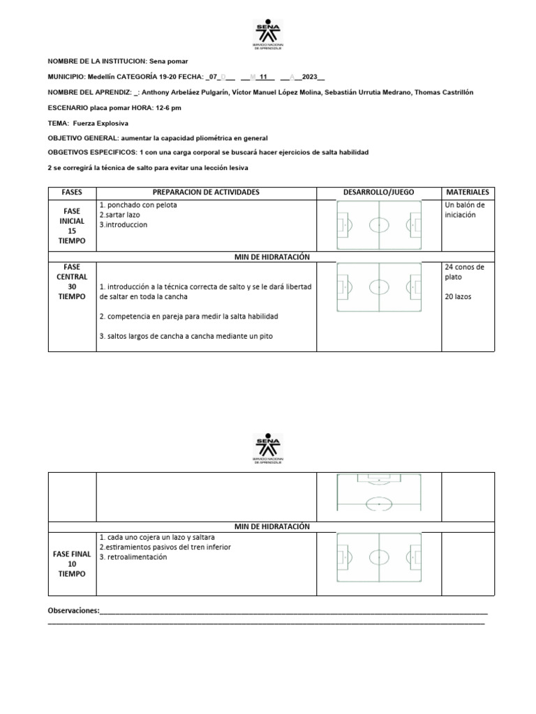 Fuerza Explosiva | PDF