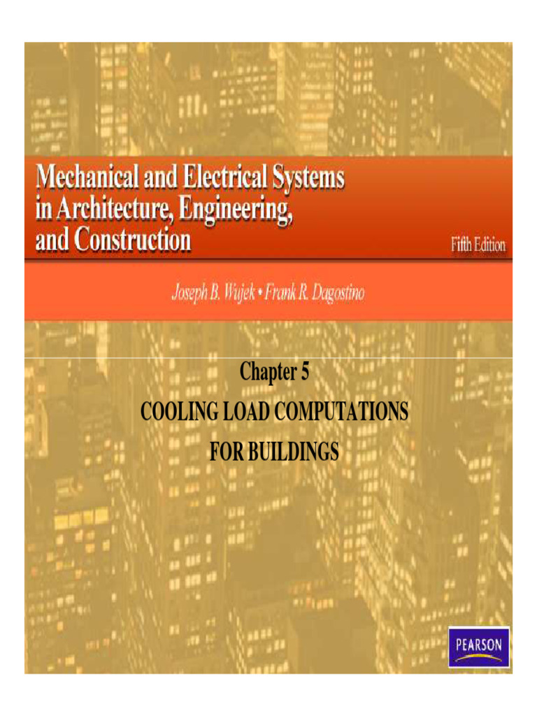 05 Cooling Load Computations For Buildings Pdf Heat Transfer Heat