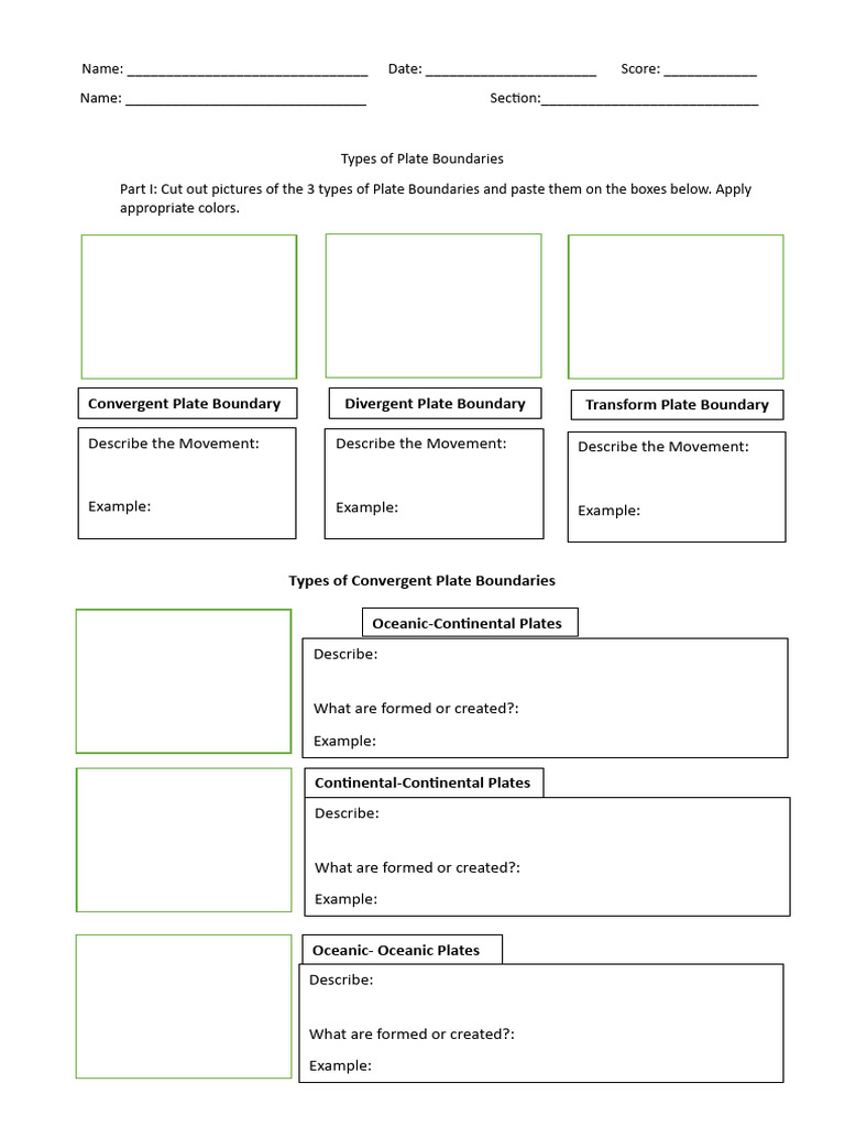 Plate Boundaries | PDF | Plate Tectonics | Tectonics