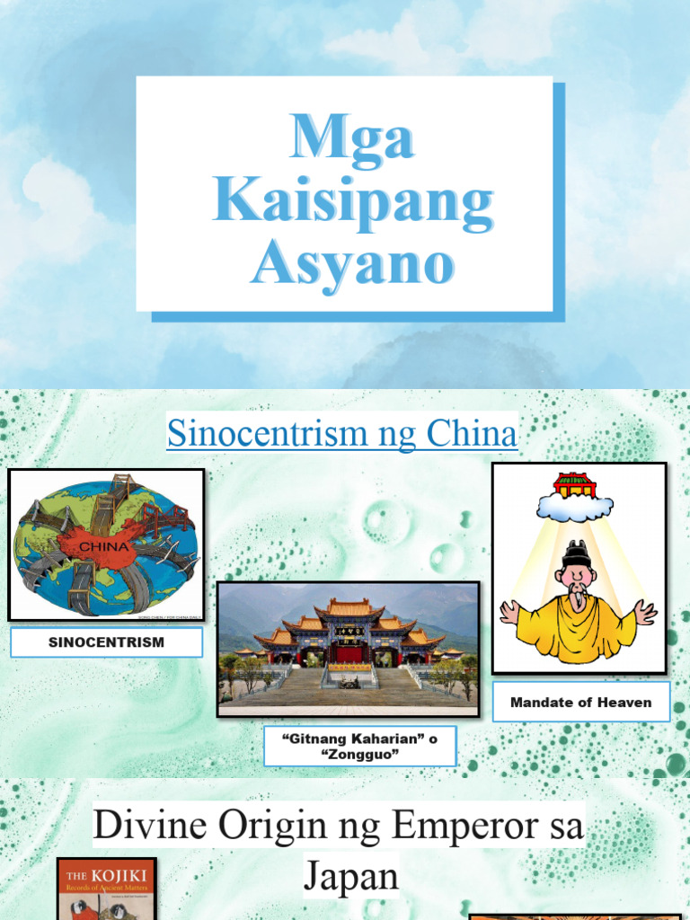 Mga Kaisipang Asyano | PDF