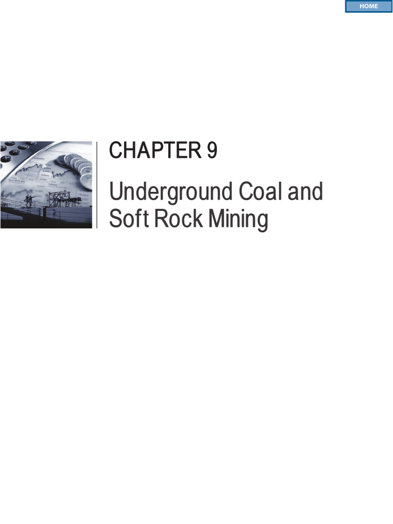 CH 9 - Underground Coal and Soft Rock Mining | PDF | Mining | Coal Mining