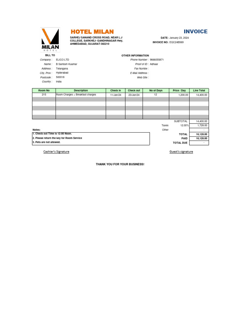 Hotel Milan | PDF | Hospitality Industry | Hotel