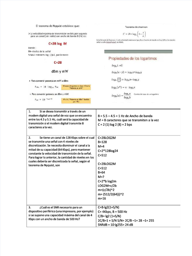PDF Ejercicios Shannon - Compress | PDF