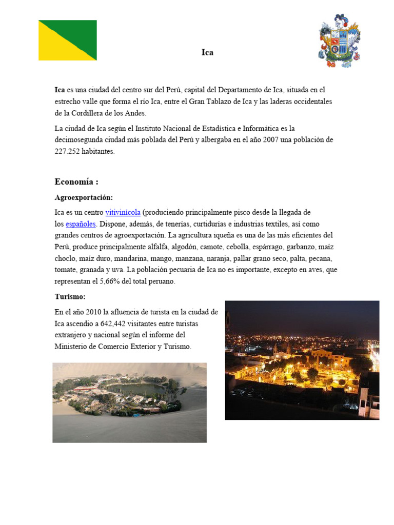 Ficha Tecnica Ica | PDF