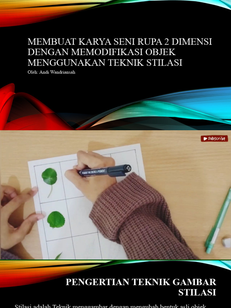 Berkarya Seni Rupa 2 Dimensi Dengan Memodifikasi Objek | PDF