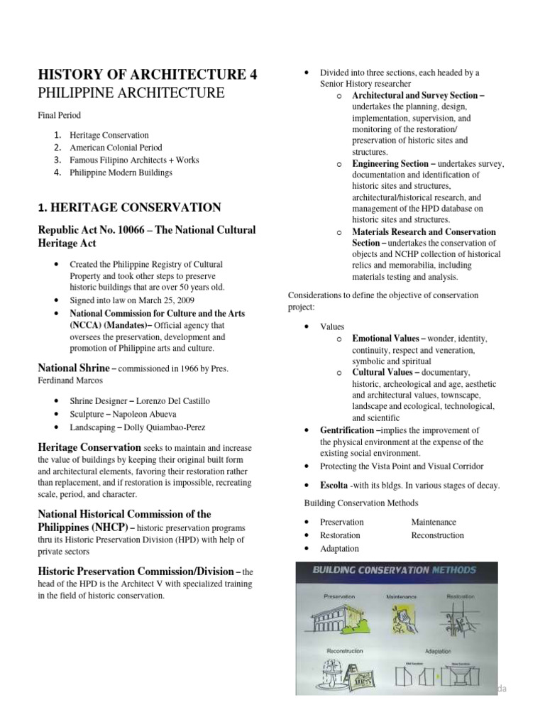 Philippine Architecture Insights | PDF