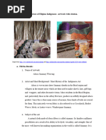 Arts and Crafts of Mindoro | PDF | Embroidery | Weaving
