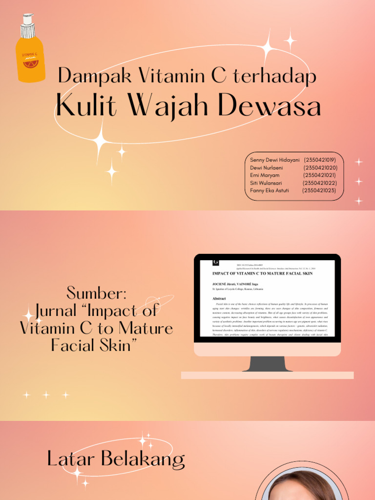 PDF PPT Vit C Farmako Kelompok 3 | PDF
