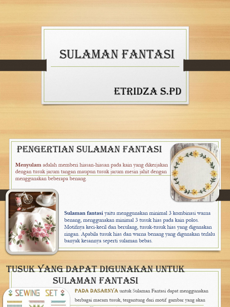 Materi Sulaman Fantasi | PDF