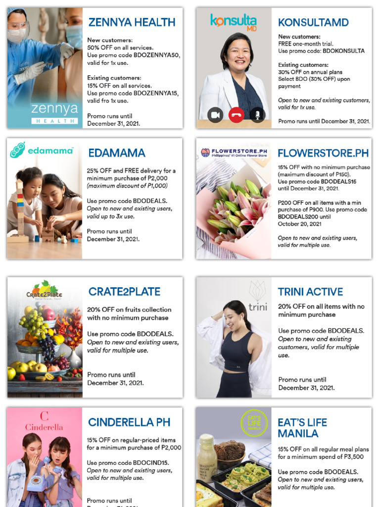 Updated Online Deals Promo Mechanics | PDF