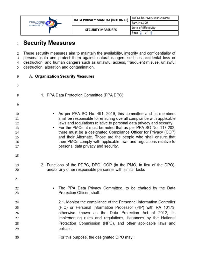 Security Measures Edited and Updated - Rev2 - With - ICTD - Inputs | PDF Security Measures Edited and Updated - Rev2 - With - ICTD - Inputs | PDF