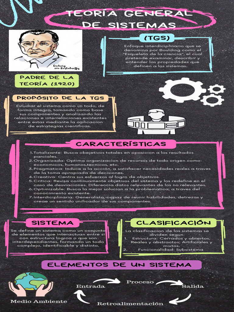 Infografia Teoria General de Sistemas | PDF | Teoría de sistemas | Sistema