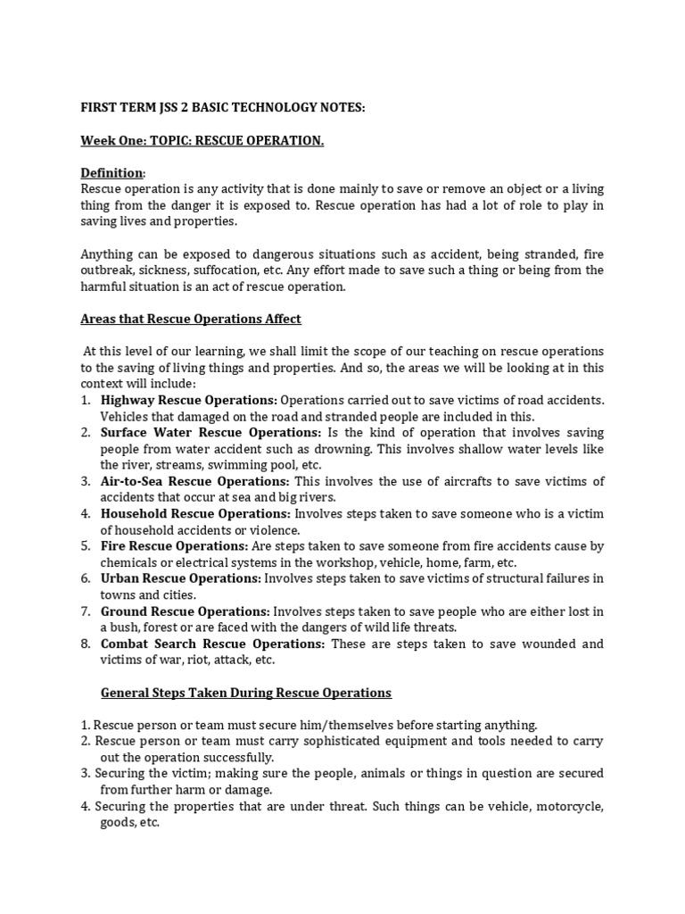 First Term JSS 2 Basic Technology Notes | PDF