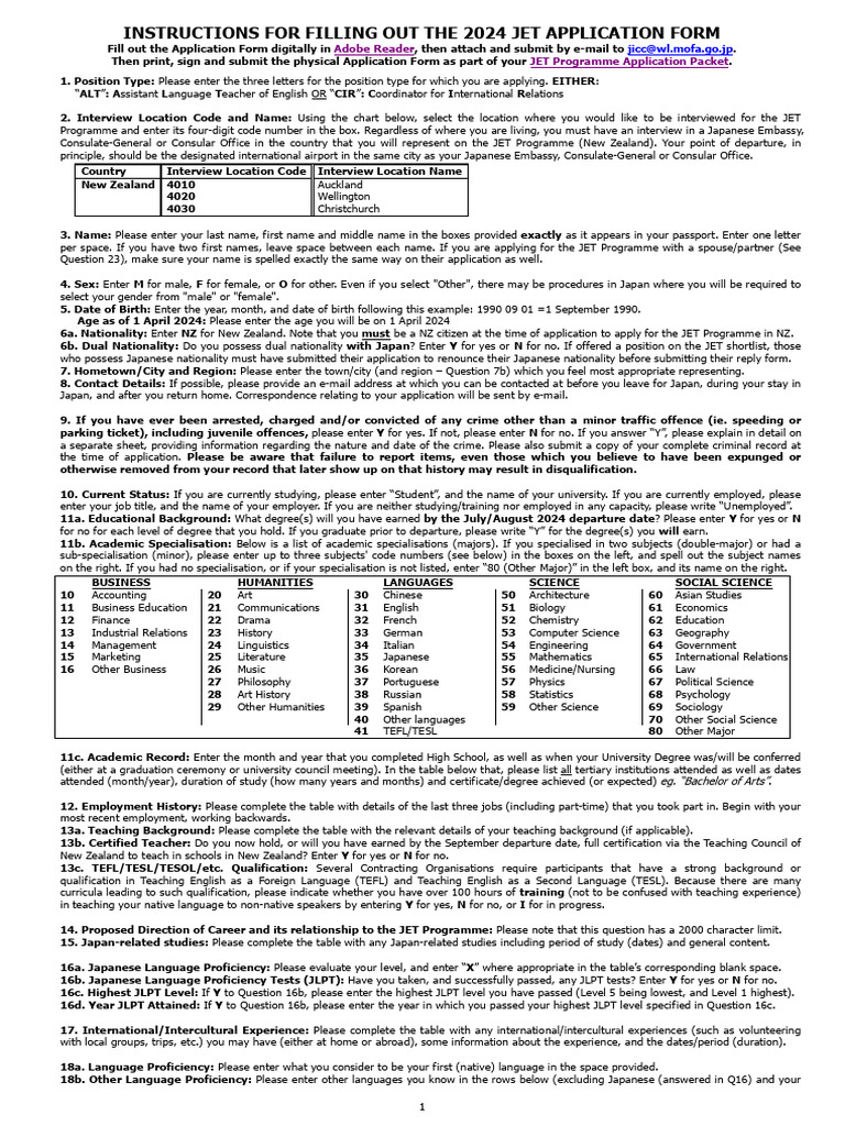 2024 JET Form Instructions | PDF