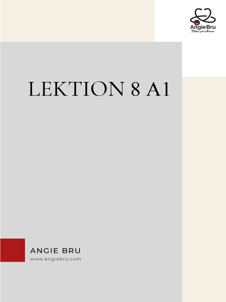 LEKTION Aleman | PDF