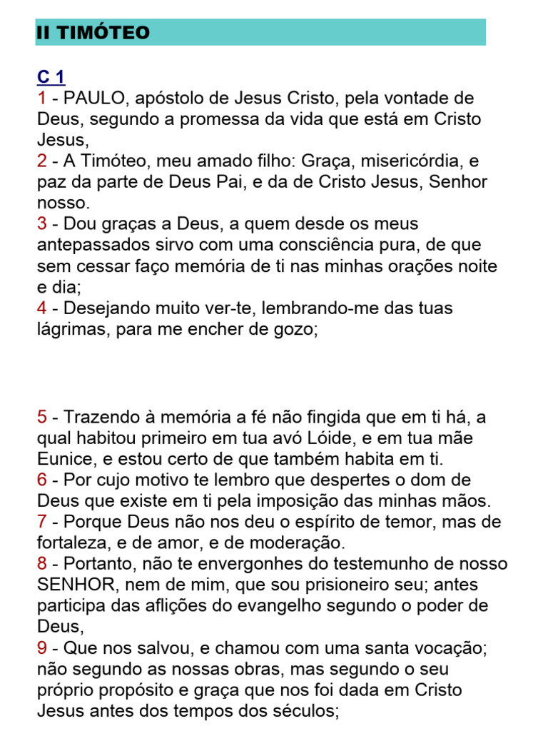 Timóteo II | PDF