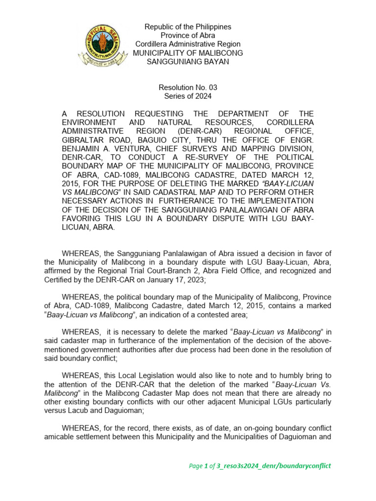 Reso 3 | PDF | Government