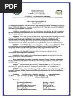 Executive Order Gad Focal Point System | PDF | Gender Mainstreaming ...